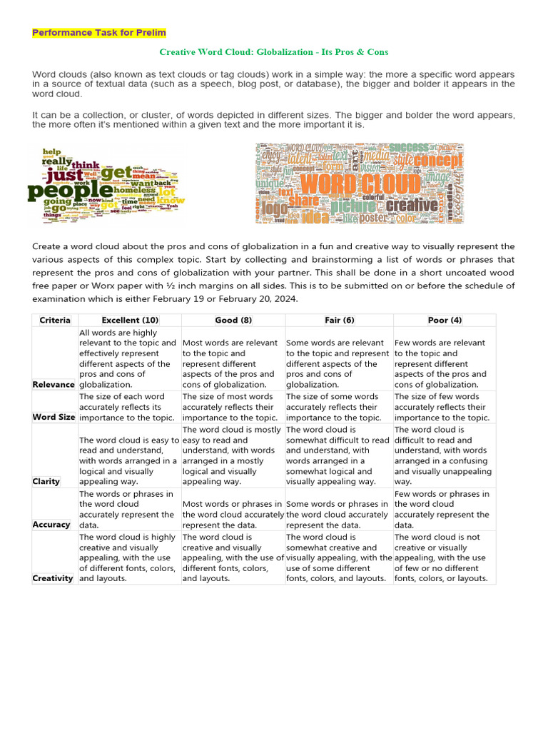 Performance Task For Prelim Version 2 | PDF | Data Management | Cognitive Science