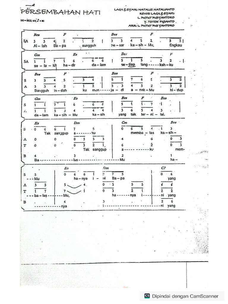 Persembahan Hati - Putut P | PDF