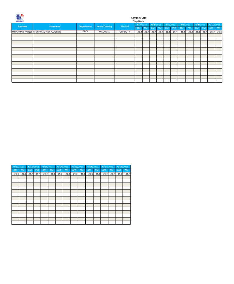 Crew Temperature | PDF