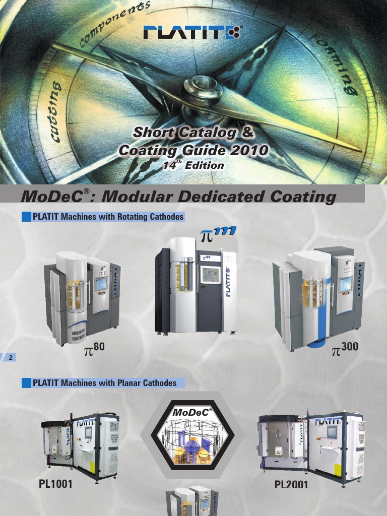 Coating Guide 2010 - Ev14 - PLATIT | PDF | Titanium | Silicon
