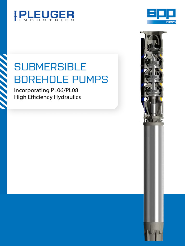 SPP Pleuger Brochure Revised - lr1 | PDF | Pump | Electric Motor