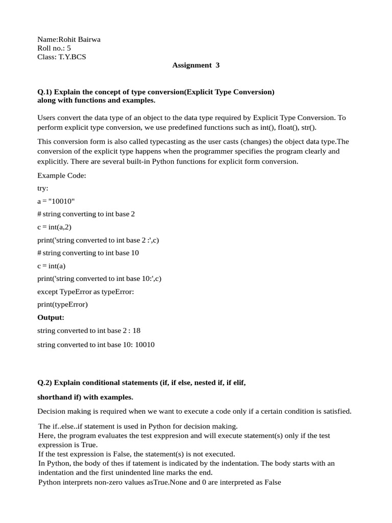 Assign 3 Python | PDF