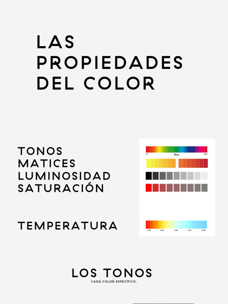 Las Propiedades Del Color | PDF