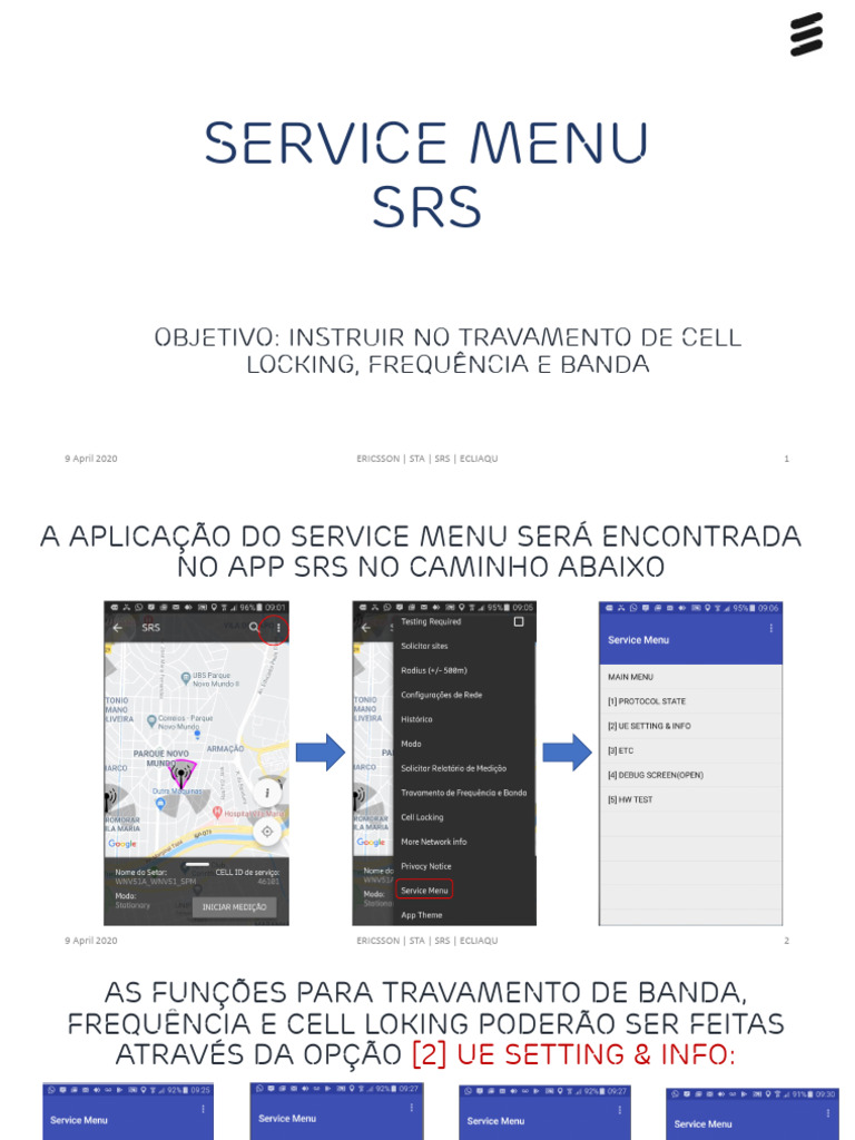 SRS - Service Menu | PDF