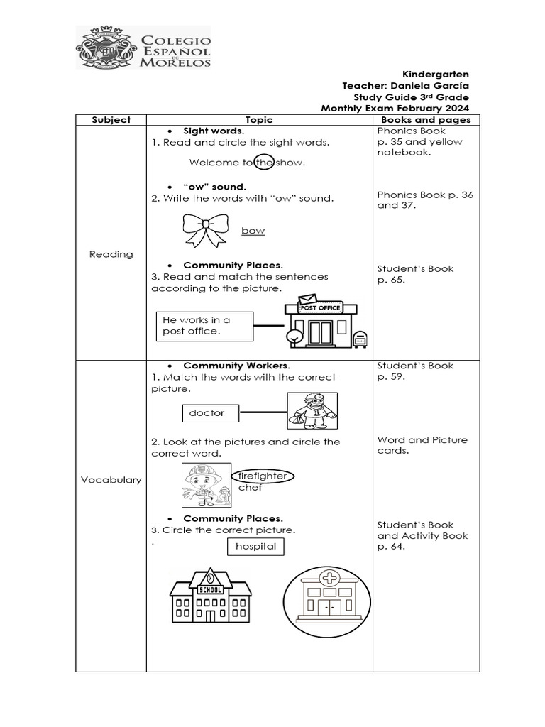 3rd Grade Study Guide | PDF | Phonics | Learning To Read