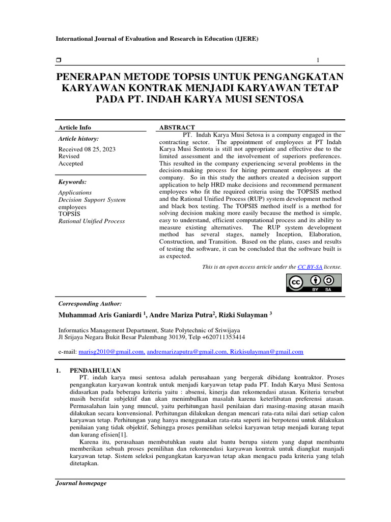 JURNAL | PDF | Decision Making | Computing