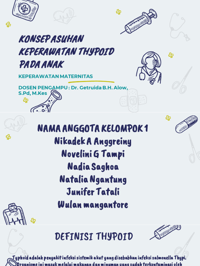 Keperawatan Anak Thypoid | PDF