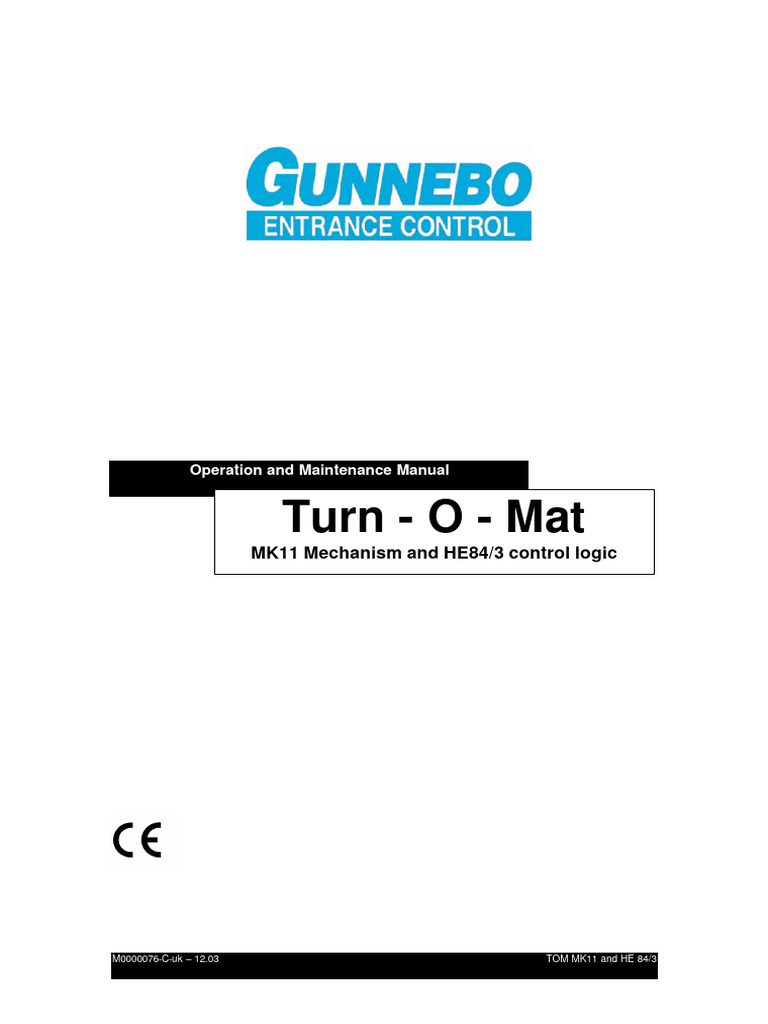 TOM MK11 & HE84/3 Manual Overview | PDF | Mechanical Engineering ...
