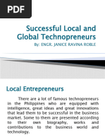 Successful Technopreneurs in The Philippines | PDF | Computing ...