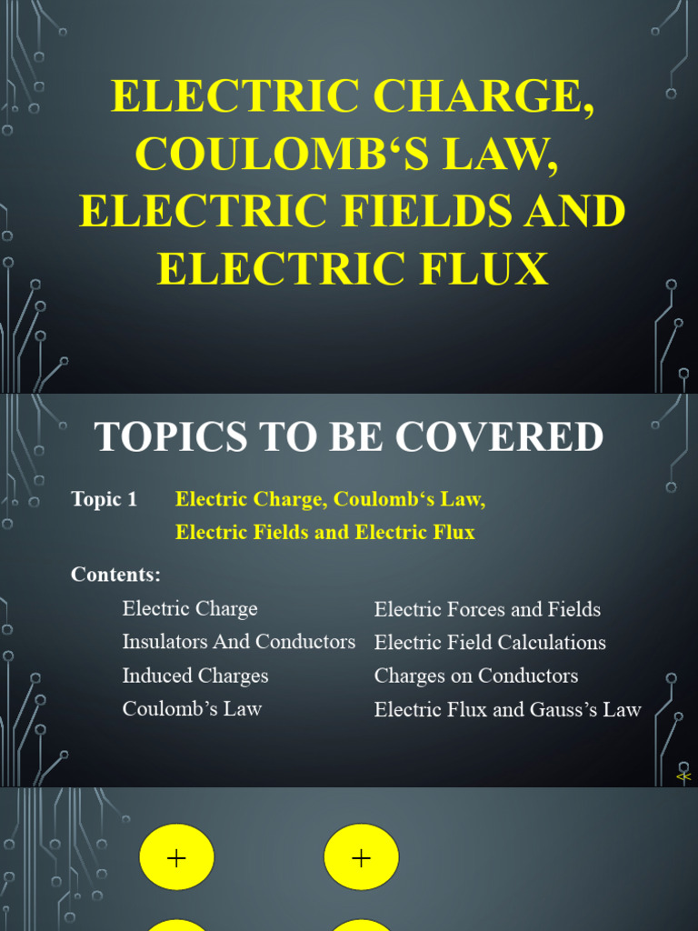 Module-1.2-Coulombs-Law | PDF | Electric Field | Theoretical Physics