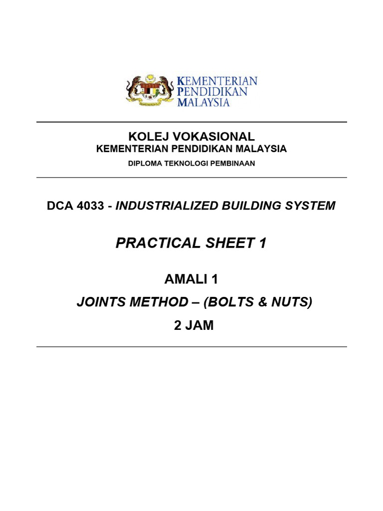 Laporan 1DCA 4033 IBS PRACTICAL SHEET 1 | PDF