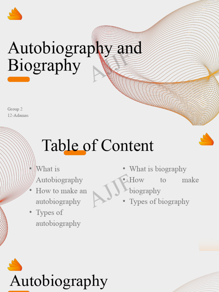Autobiography and Biography | PDF | Biography | Autobiographies