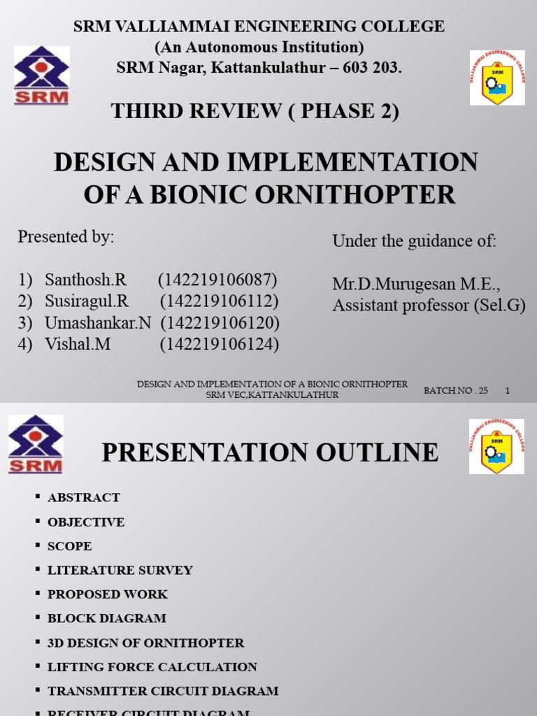Batch-25 Phase-2 3rd Review | PDF | Lift (Force) | Flight