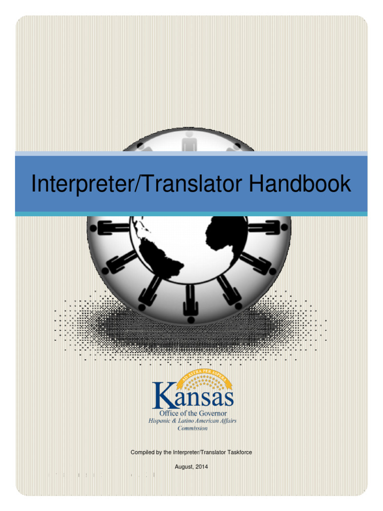 Ks Interpreter Handbook | PDF | Language Interpretation | Communication