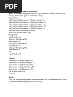 100 Python Programs | PDF | Area | Python (Programming Language)