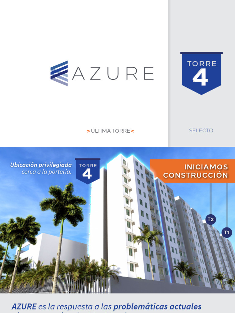 Brochure Azure | PDF | Estacionamiento | Inicio