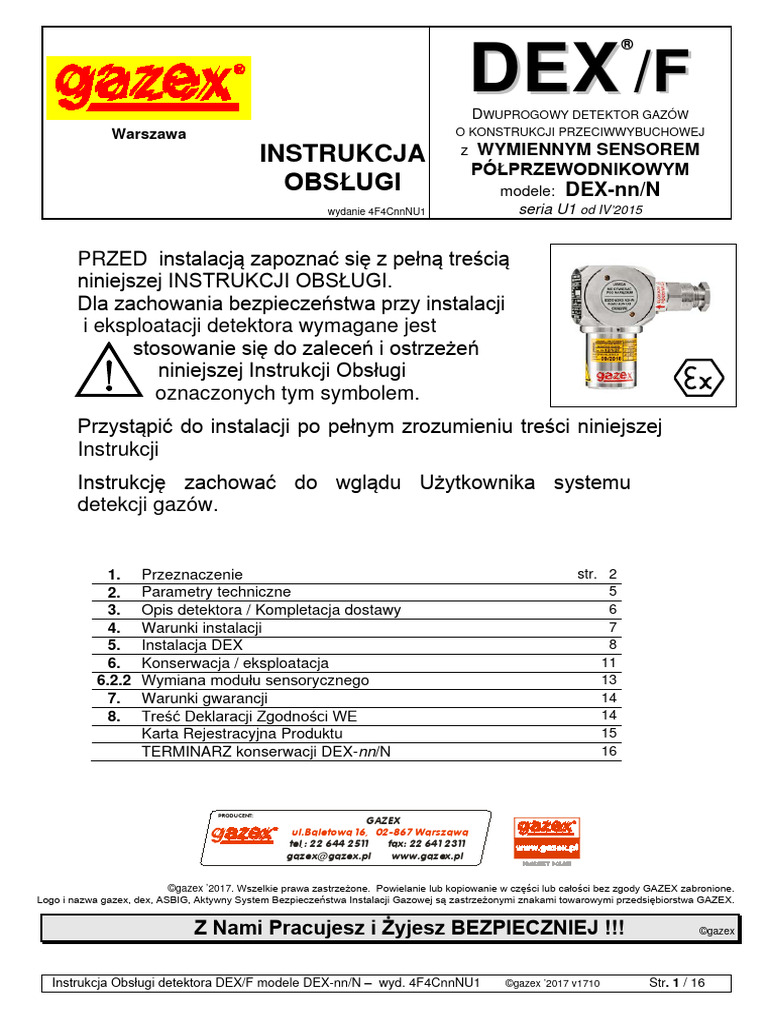 Instrukcja Dex 71 N Io Dexxxn | PDF