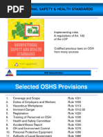 DOLE OSH Checklist With Standards | PDF