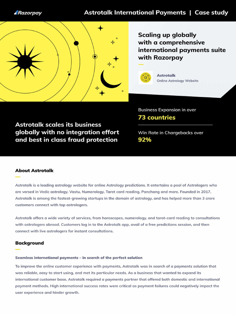 Razorpay - Astrotalk Case Study | PDF
