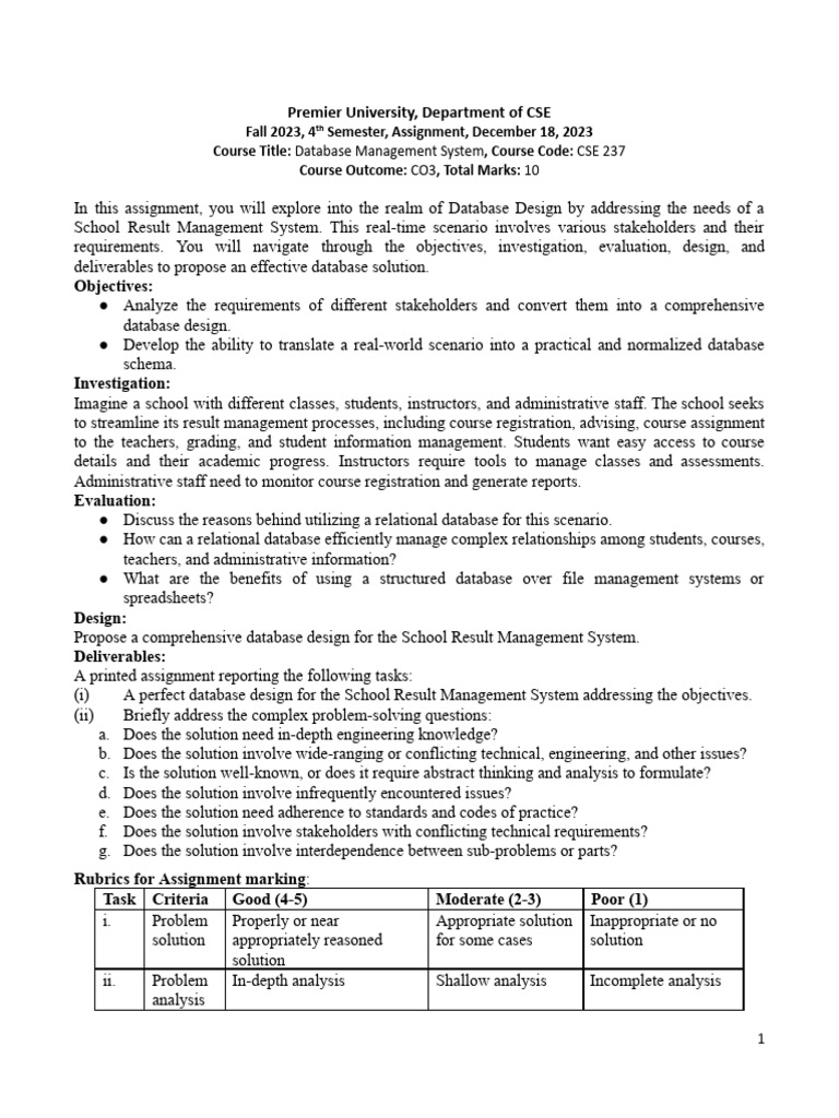 Wa0008 | PDF | Databases | Evaluation