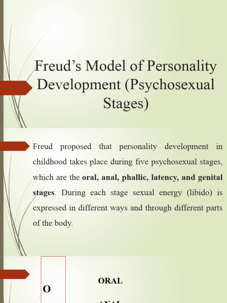 Freuds Model of Personality Development Psychosexual Stages | PDF ...