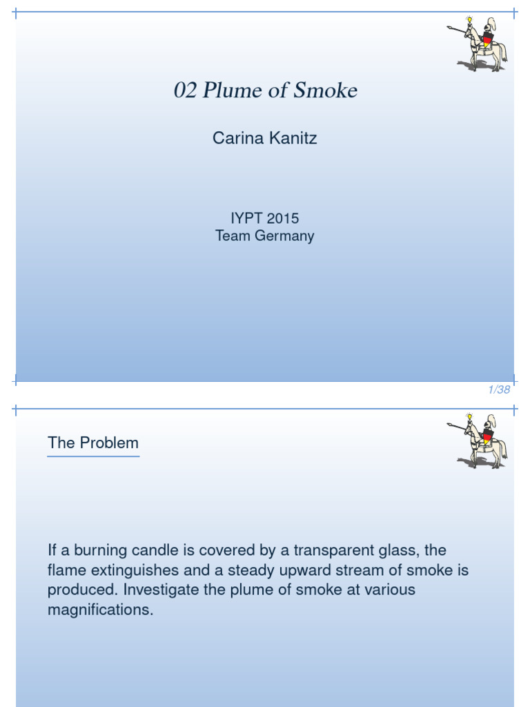 Plume of Smoke Problem 2015 | PDF | Fluid Dynamics | Physics