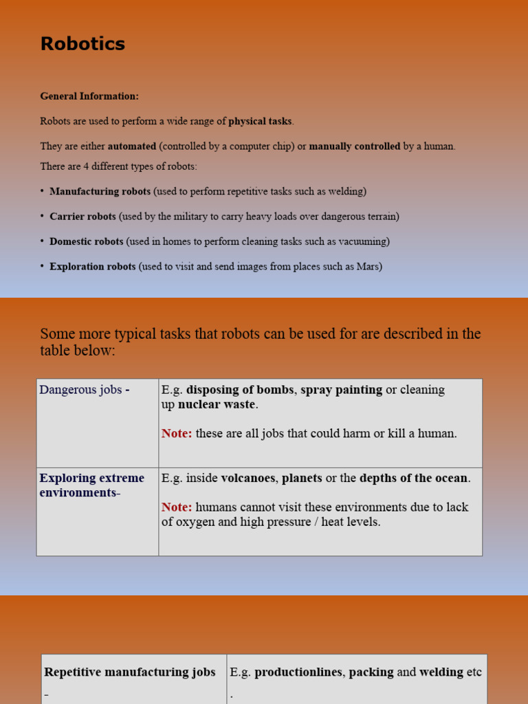 Robots&Robotics | PDF | Robot | Robotics