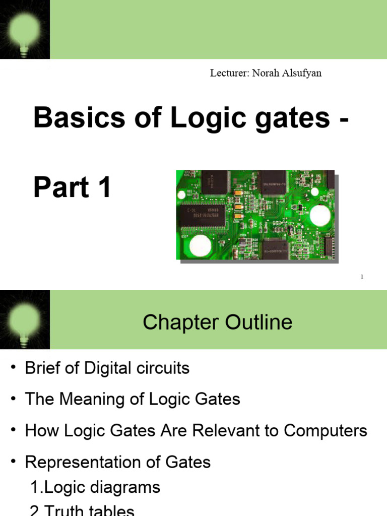 Logicgates | PDF | Logic Gate | Teaching Mathematics