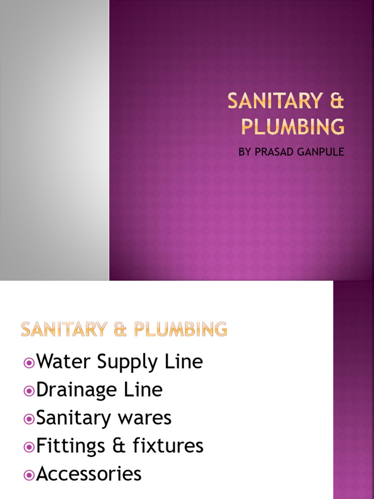 Sanitary & Plumbing | PDF | Home & Garden