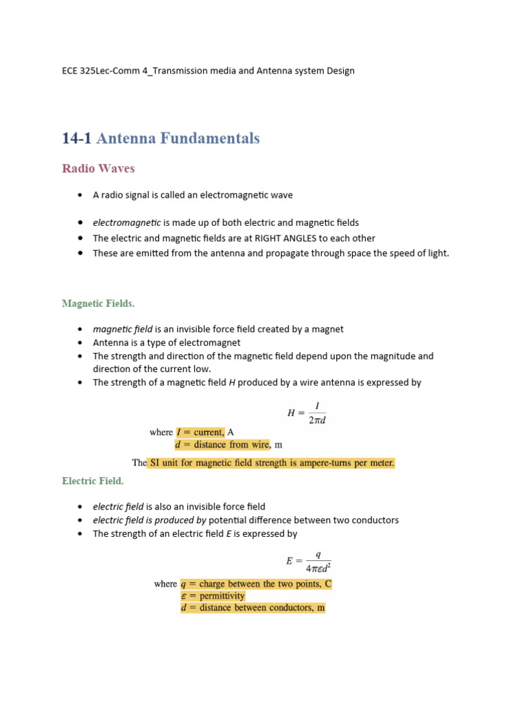 ANTENNA | PDF | Antenna (Radio) | Transmission Line