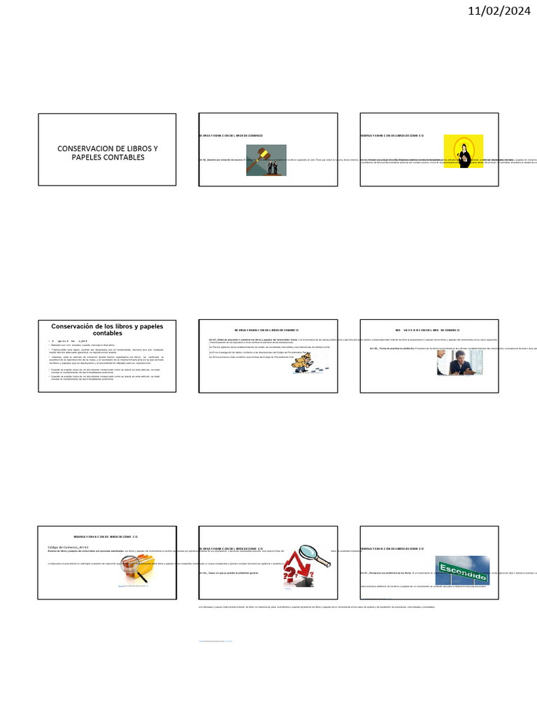 Conservacion de Libros y Papeles Contables | PDF | Gobierno | Justicia