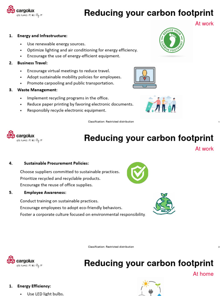 Reducing Your Carbon Footprint | PDF | Efficient Energy Use | Recycling
