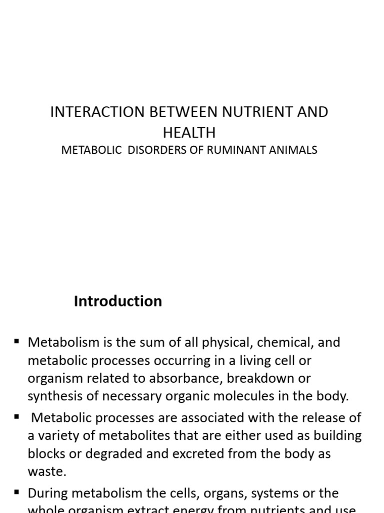 Metabolic Disorder | PDF | Metabolism | Ketosis