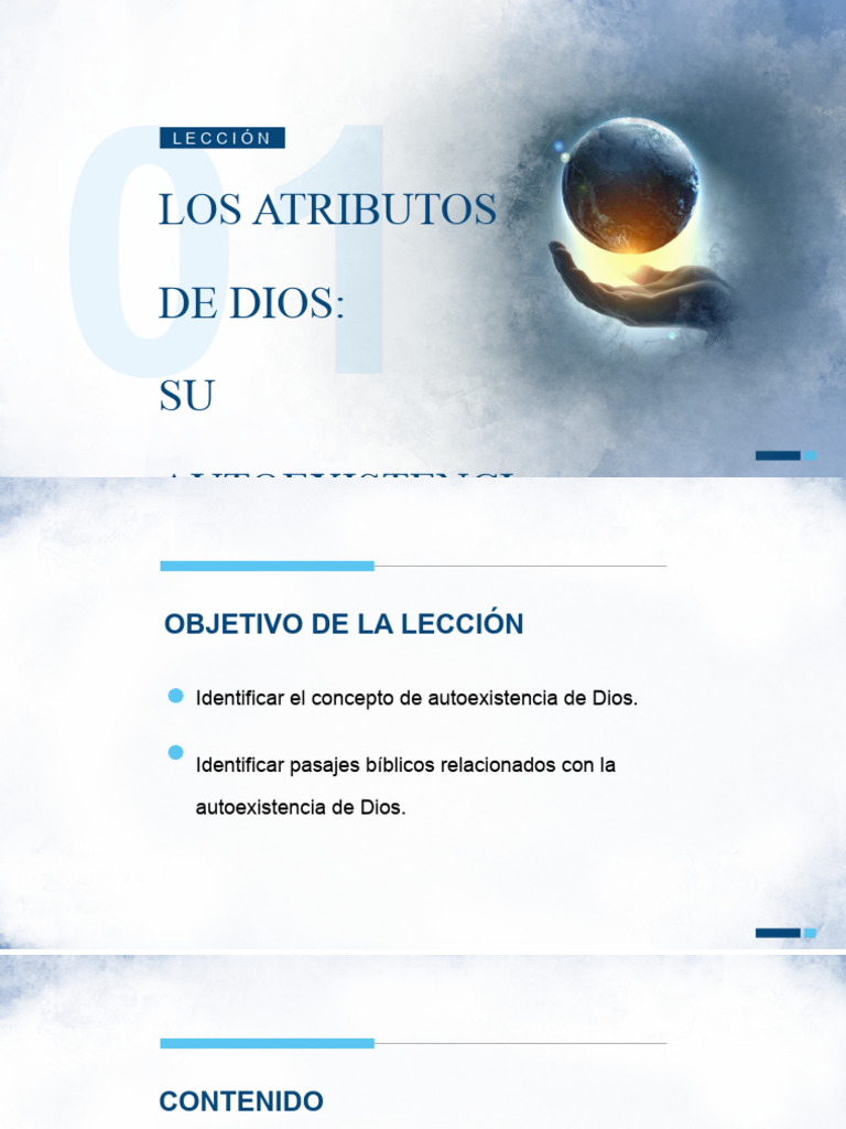 M5 Libro 1 - LOS ATRIBUTOS DE DIOS - LEC01 | Descargar gratis PDF | Dios | Teología