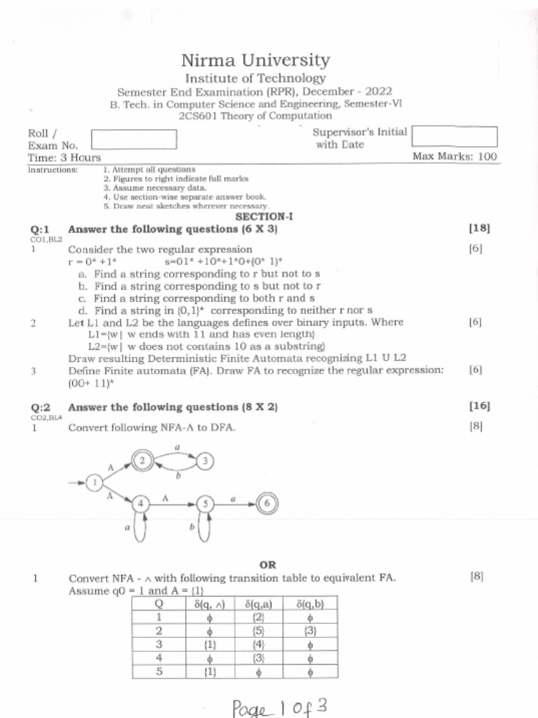 2CS601 RPR December 2022 | PDF
