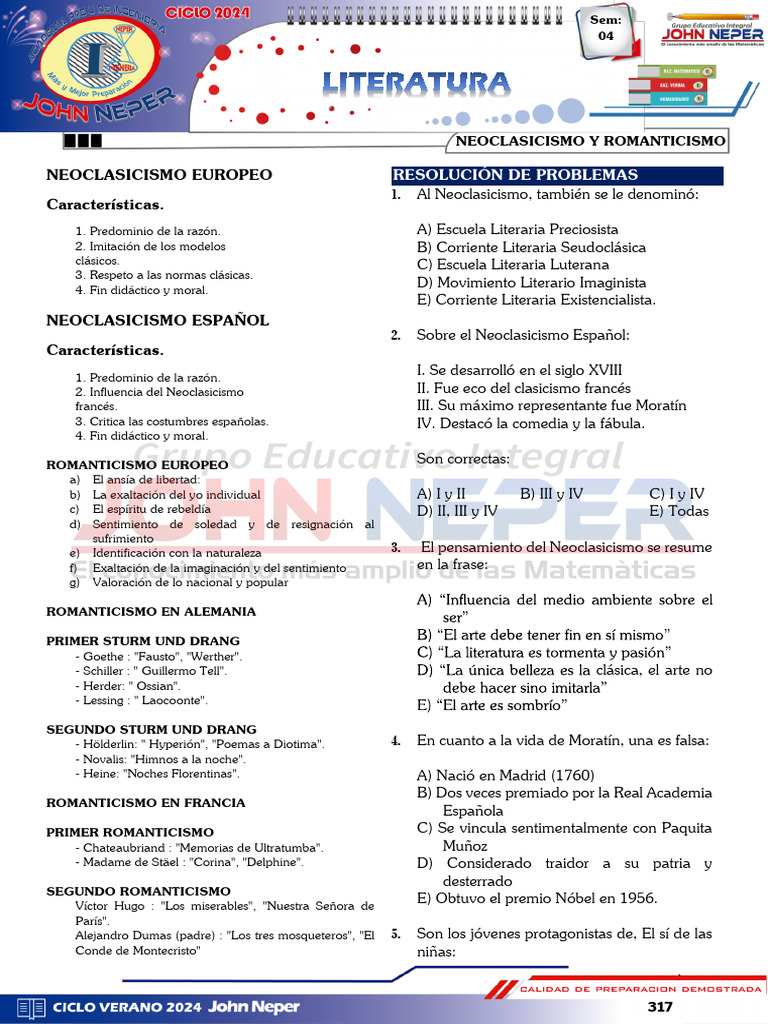 4s Literatura | PDF