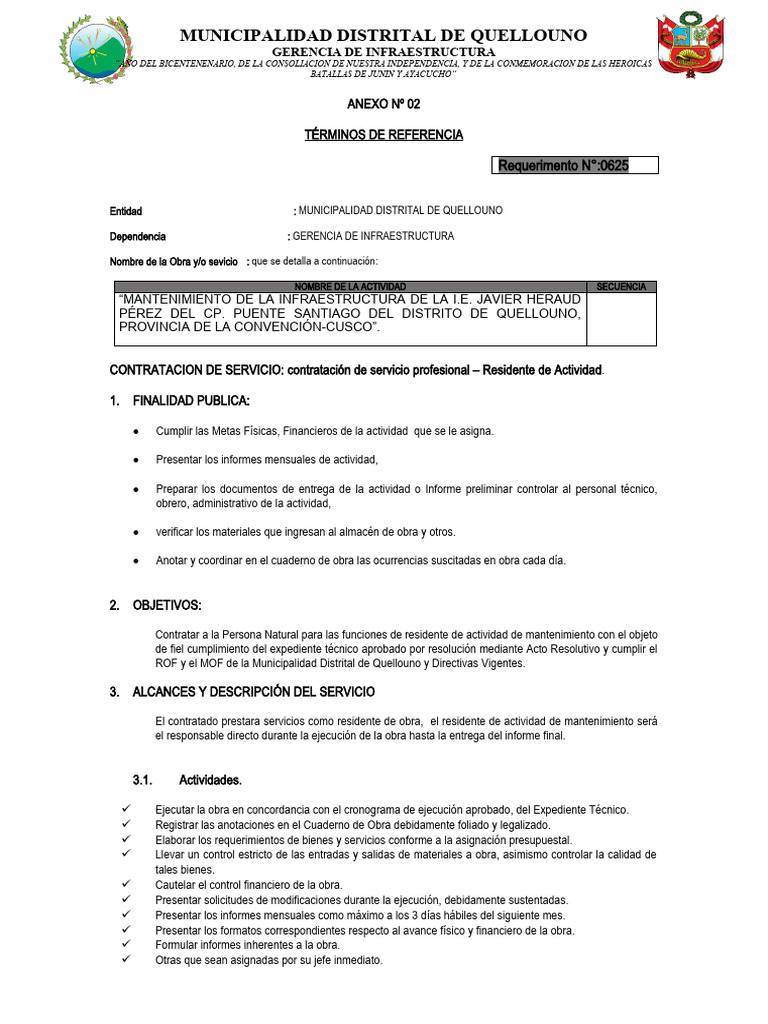 TDR- residente ok | PDF