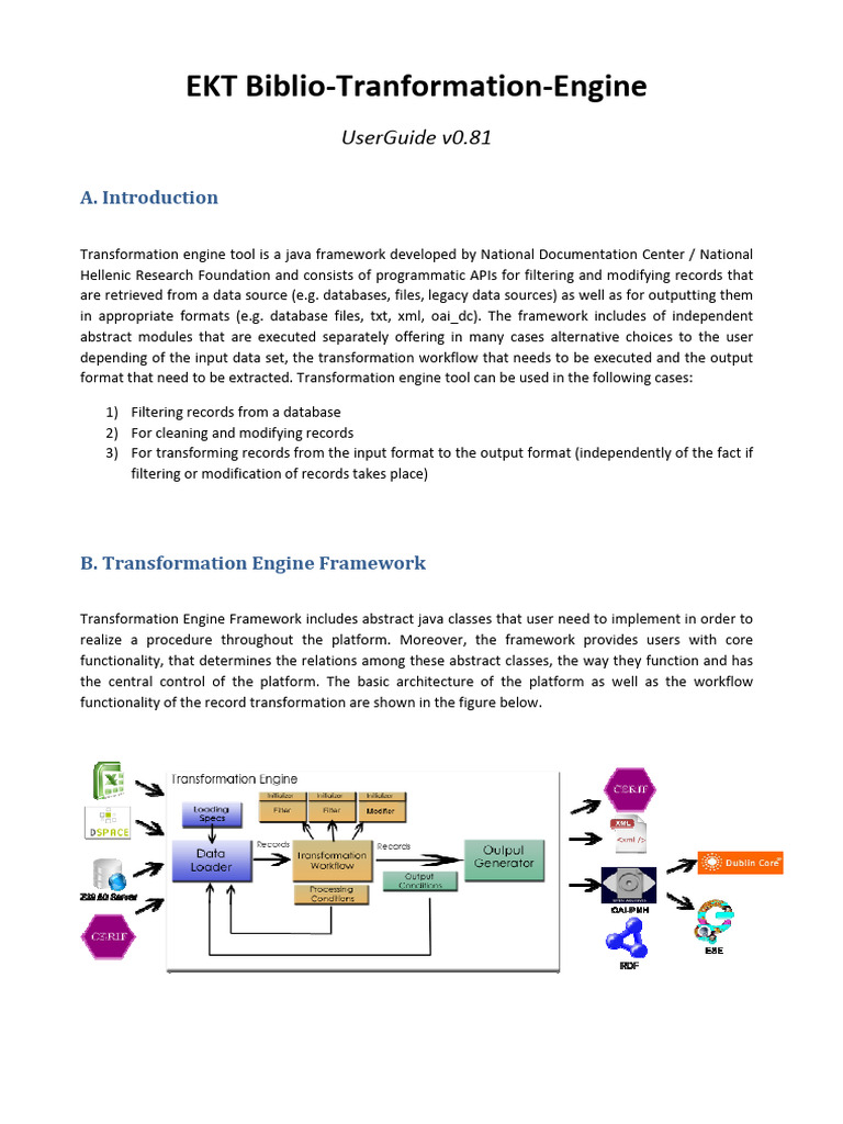 Transformation Engine Manual En V0 81 Pdf Method Computer Programming Class