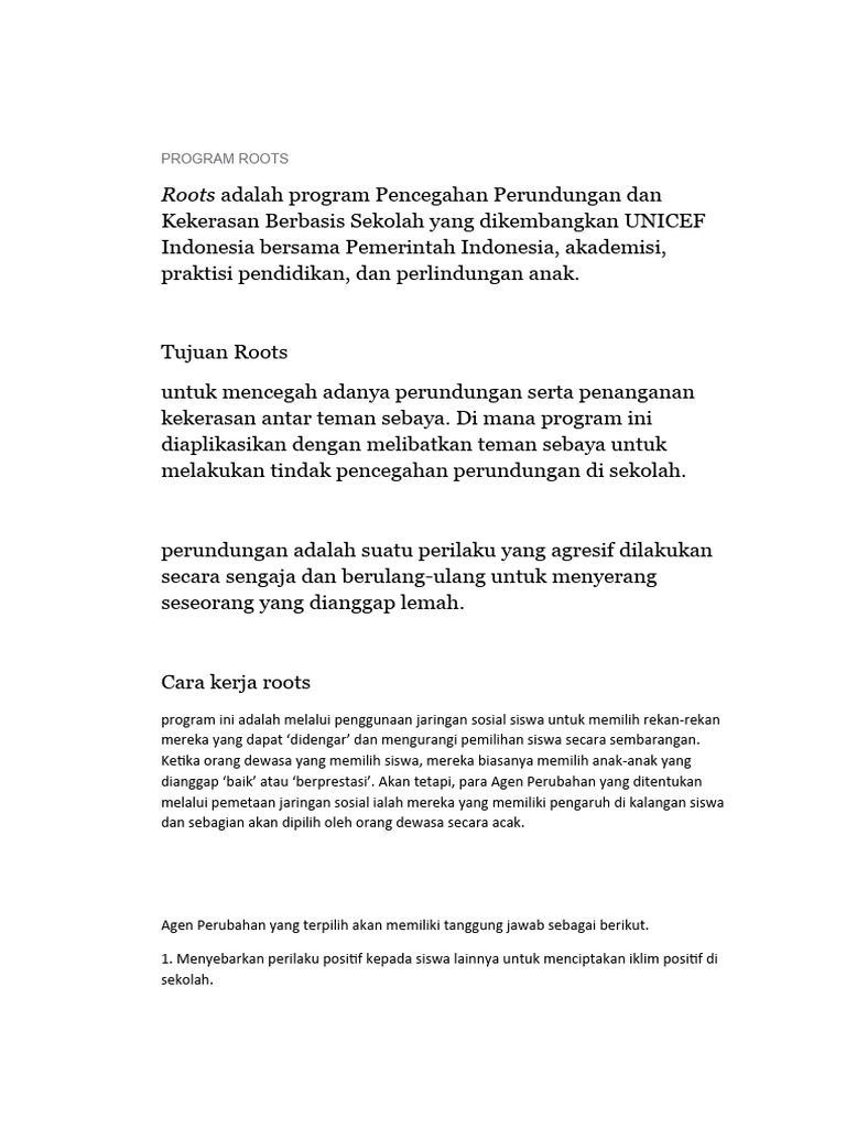 Program Roots | PDF