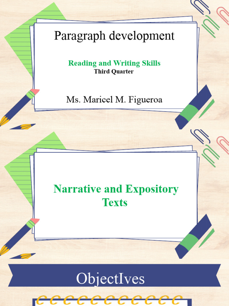 Lesson 2 - Narrative and Expository Texts | PDF | Narrative | Cognition