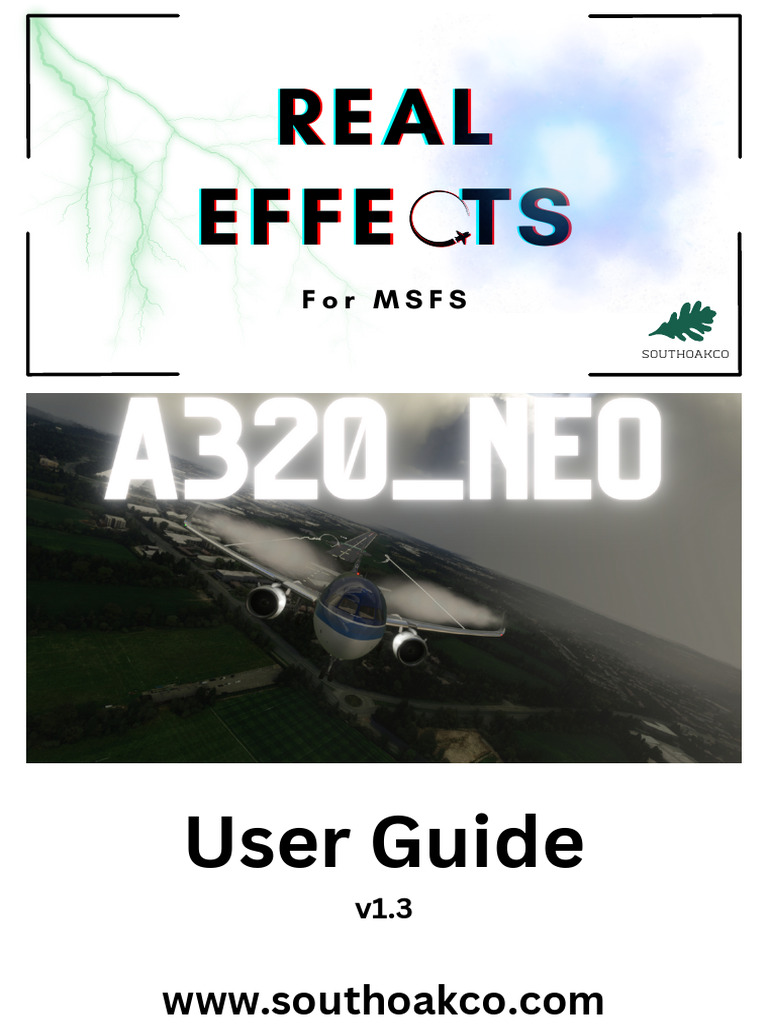 Real Effects A320 - NEO User Guide | PDF | Humidity | Takeoff