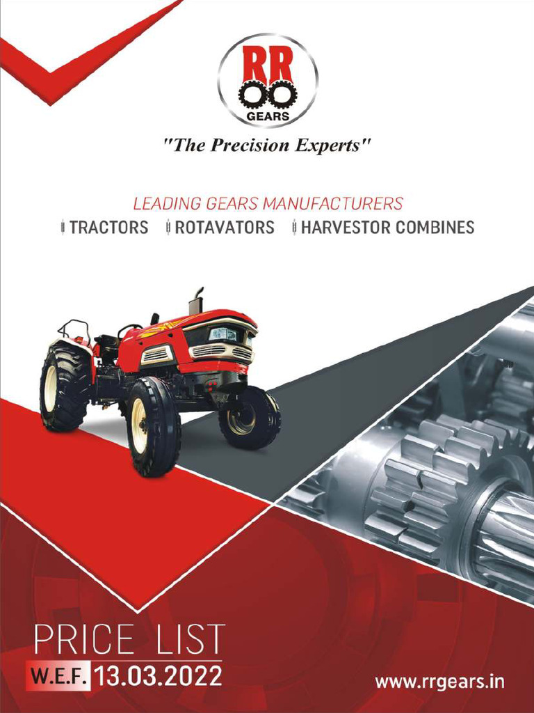 RR Gear Price List | PDF