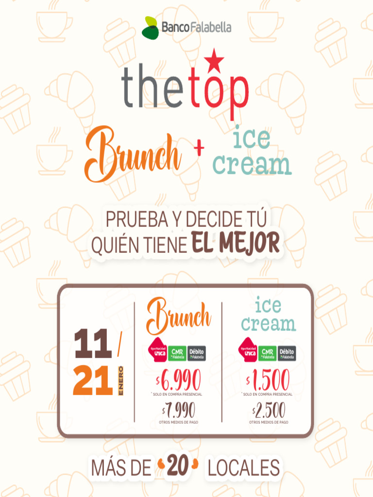 PDF The Top Brunch Ice Cream | PDF | Tortita | Cocinando