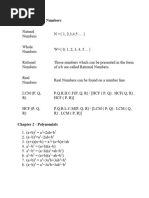Class 10 Maths Mind Map: Real Numbers | PDF | Circle | Trigonometry