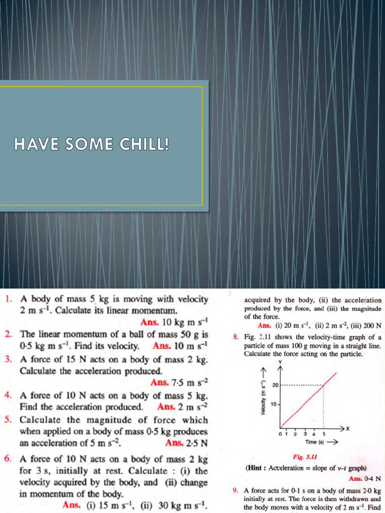 Class9 Physics Dynamcs Questions | PDF