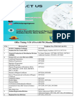 AIOU All Center Contact Number | PDF | Pakistan