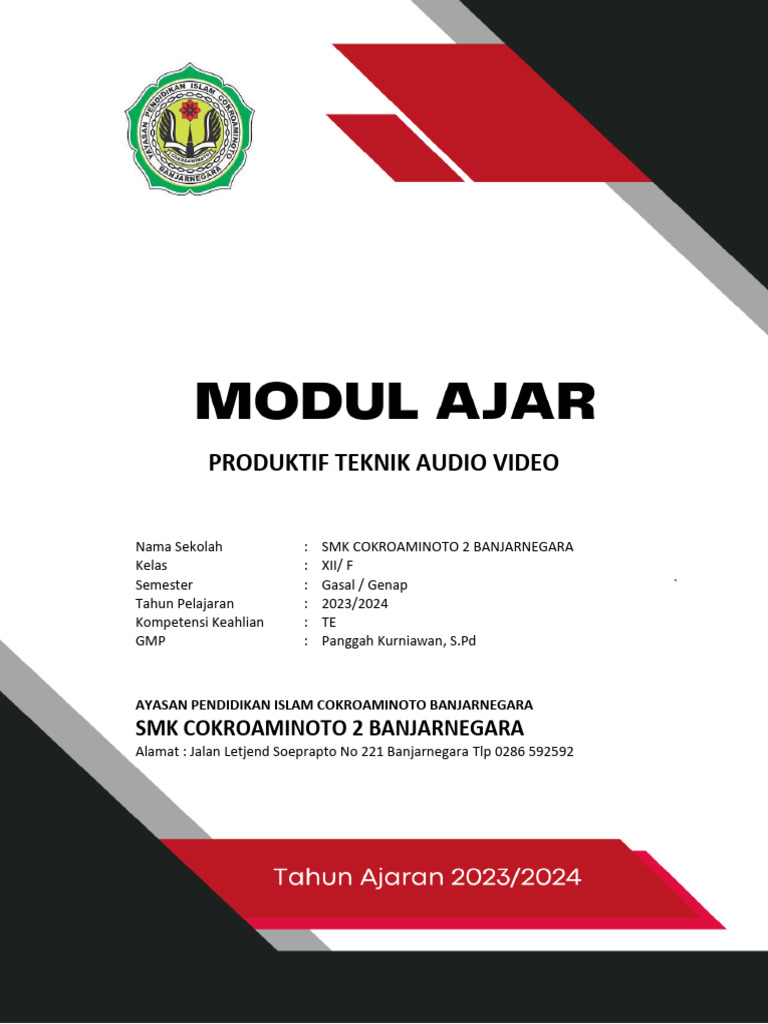 Cover Modul Ajar 2 | PDF