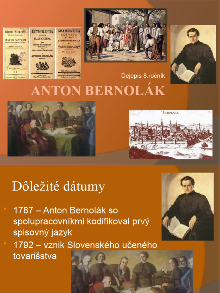 Anton Bernolak | PDF