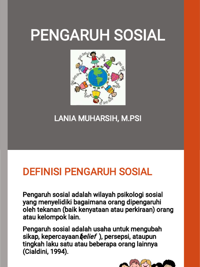 8 Pengaruh Sosial | PDF | Pengembangan Diri | Sains & Matematika