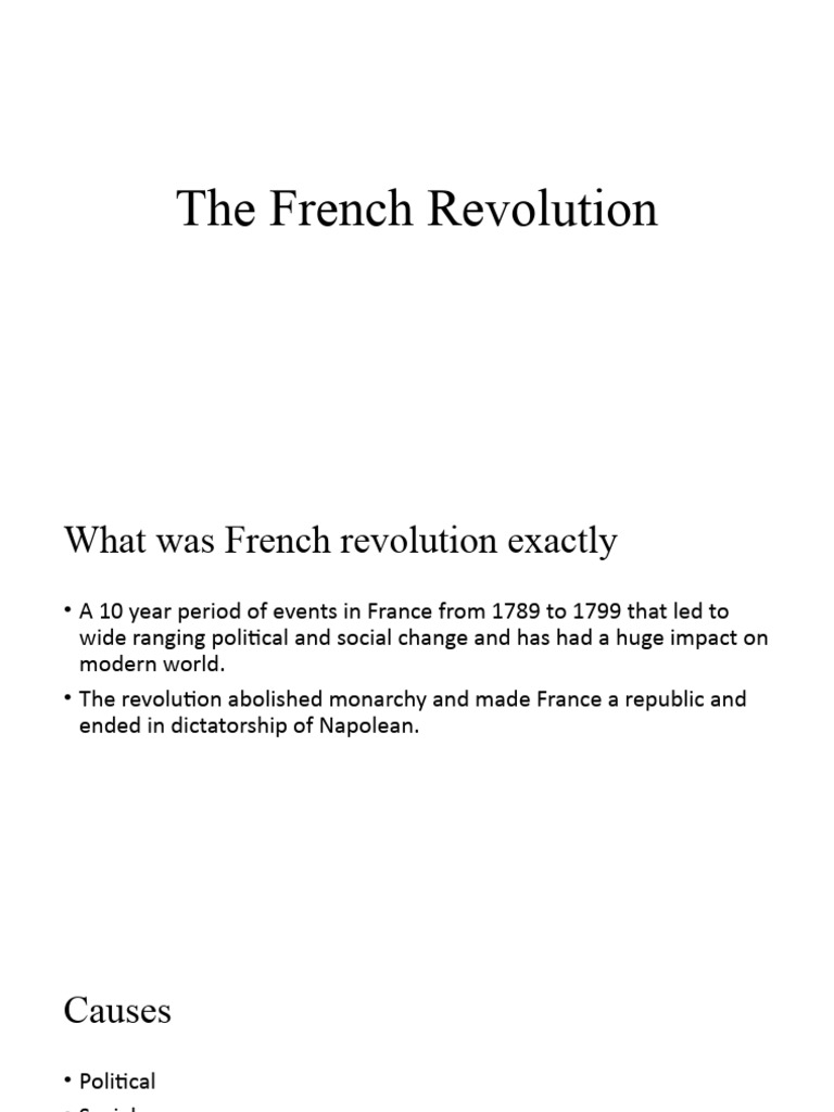 The French Revolution Class Ninth Complete | PDF | Maximilien ...